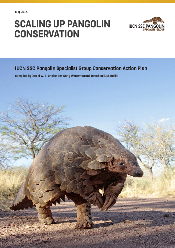 (PDF) Scaling up pangolin conservation. IUCN SSC Pangolin Specialist ...
