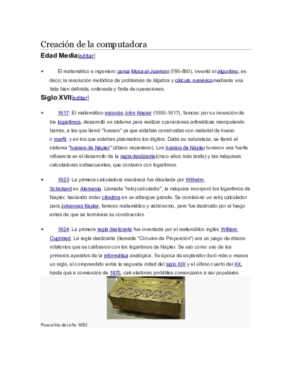 (DOC) creacion de la computadora