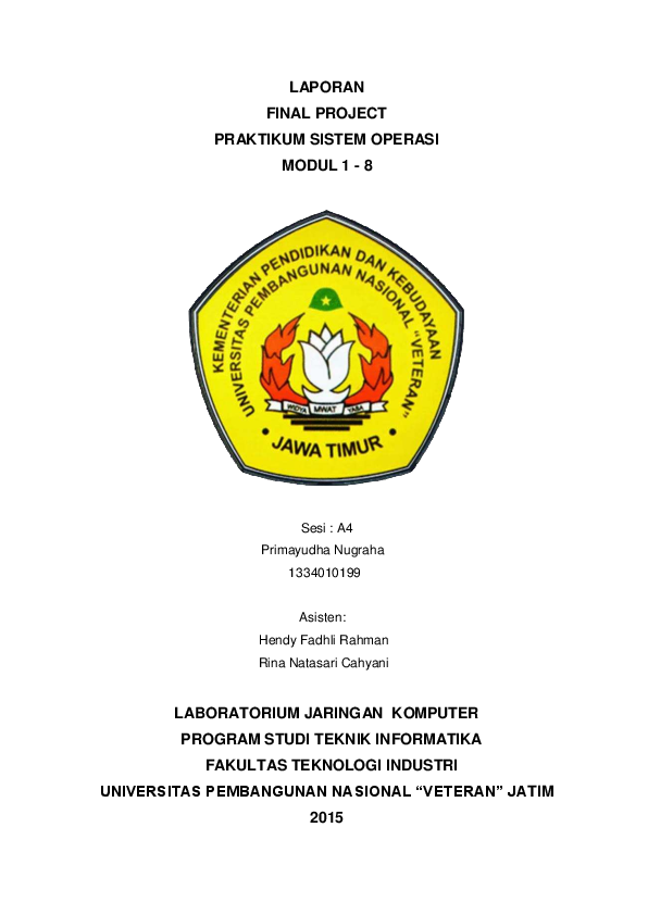 (PDF) Praktikum sistem operasi
