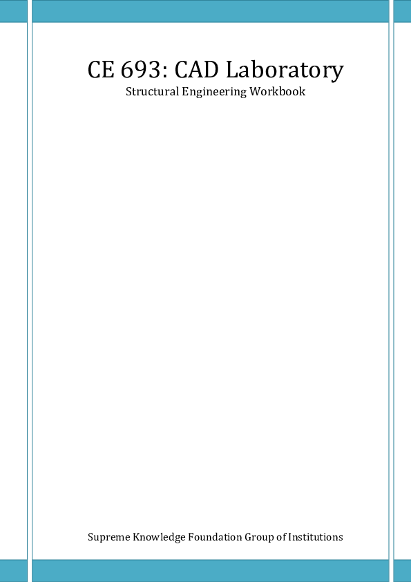 (PDF) CAD LABORATORY WORKBOOK