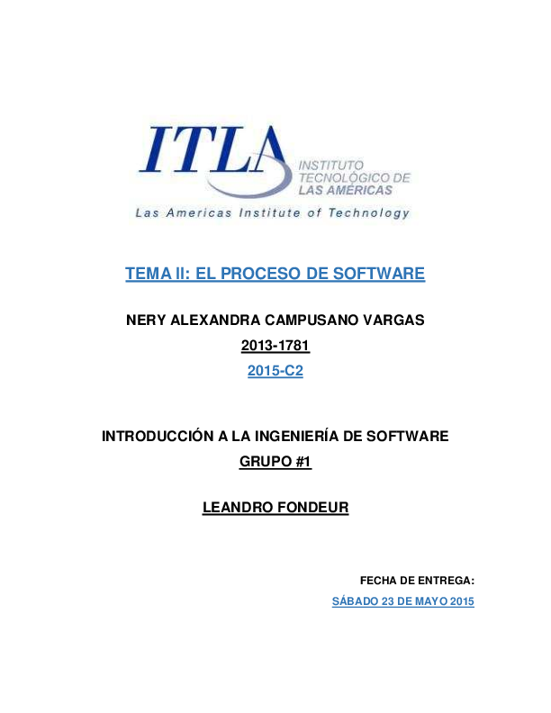 (PDF) Ingeniería de Software