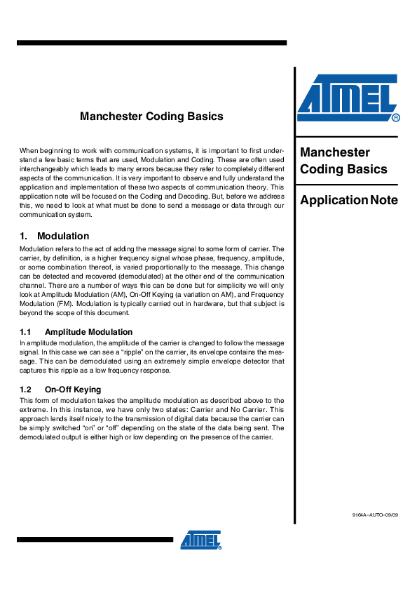 (PDF) Manchester Coding Basics