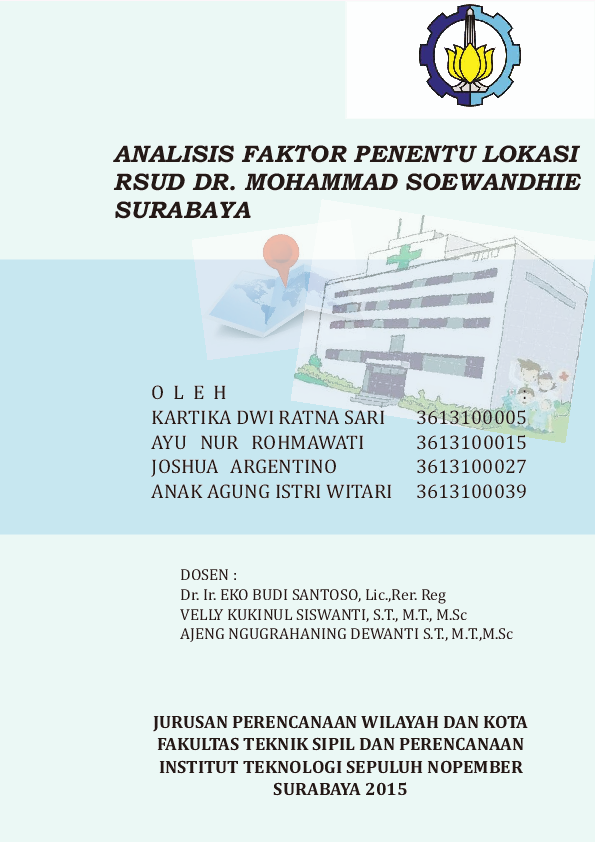 (PDF) Penentuan Faktor Lokasi RSUD Dr. Mohammad Soewandi, Surabaya ...