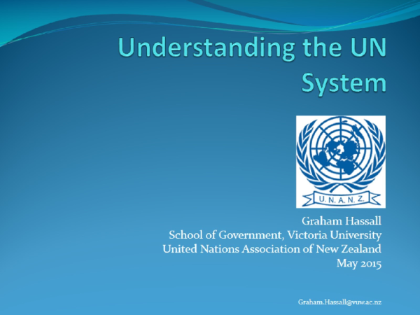 (PPT) An Introduction to the United Nations System