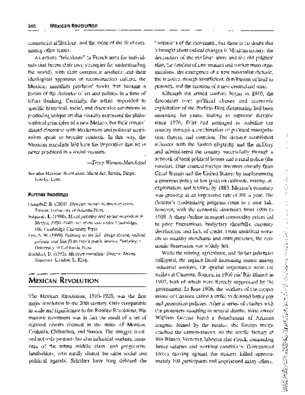 (PDF) The Mexican Revolution