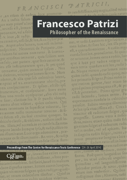 Francesco Patrizi’s Principles of Psychology