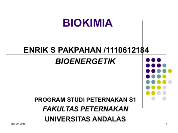 (PPT) BIOENERGETIK