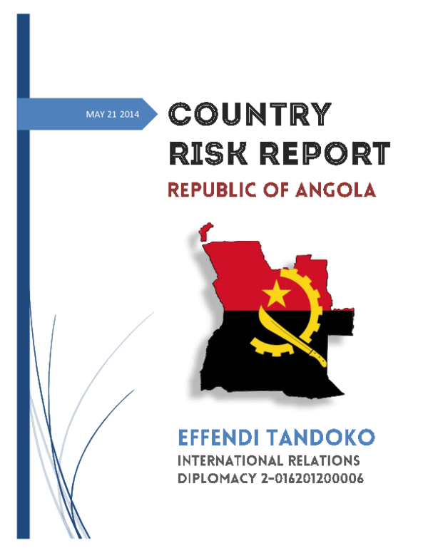 (PDF) Country Risk Report 2014: Angola