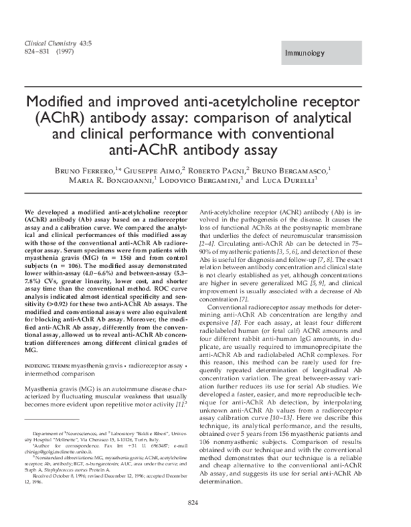 (PDF) Modified and improved anti-acetylcholine receptor (AChR) antibody ...