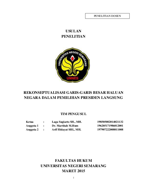 (PDF) REKONSEPTUALISASI GARIS-GARIS BESAR HALUAN NEGARA (GBHN) DALAM ...