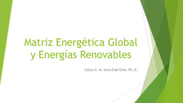 (PPT) Matriz Energetica y Energias Renovables