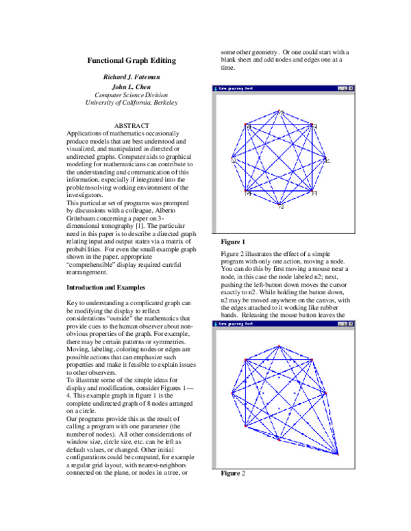 (PDF) a Simple Graph Editor | Richard J. Fateman - Academia.edu