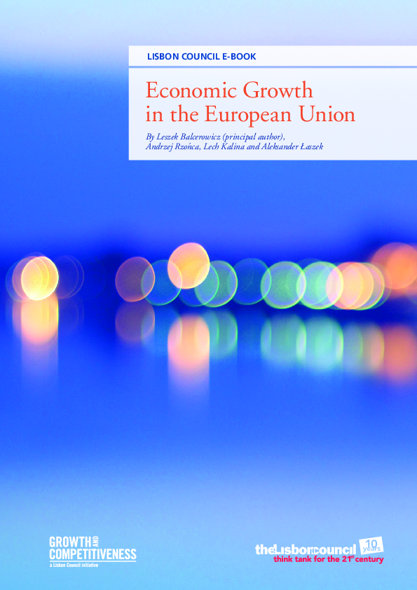 (PDF) Economic Growth in the European Union | aleksander laszek ...