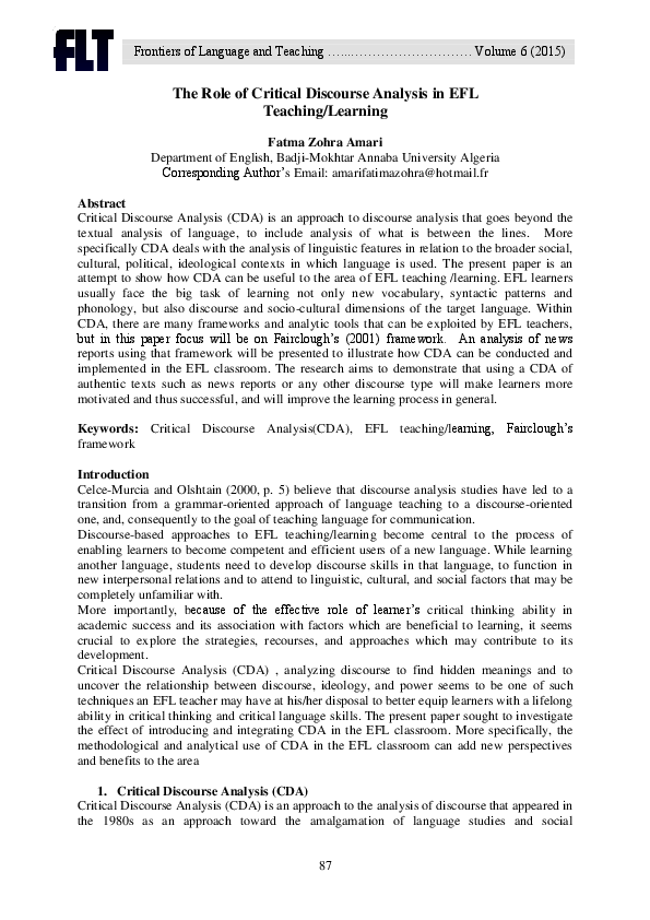 Importance Of Critical Discourse Analysis importance-of-critical-discourse-analysis