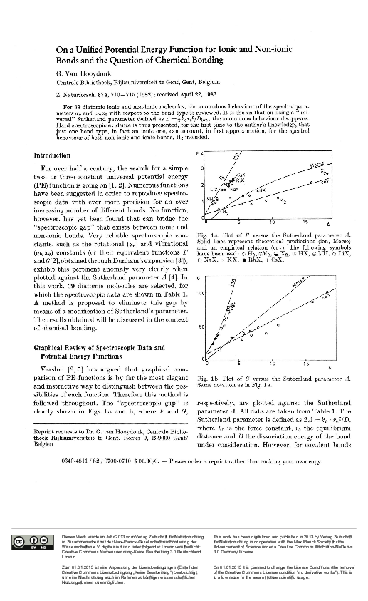 (PDF) On a Unified Potential Energy Function for Ionic and Non-ionic ...