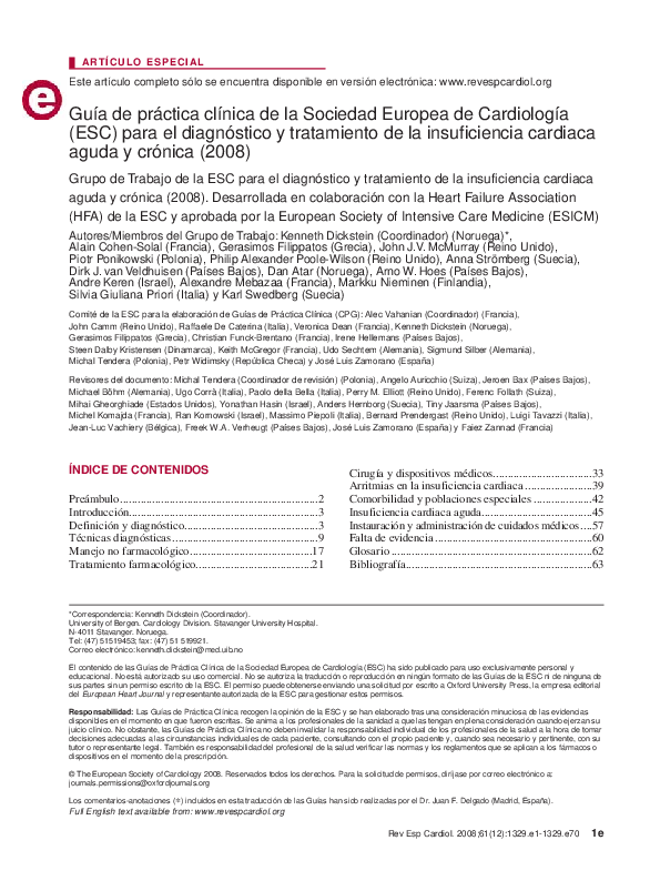 (PDF) GUIA DE INSUFICIENCIA CARDIACA