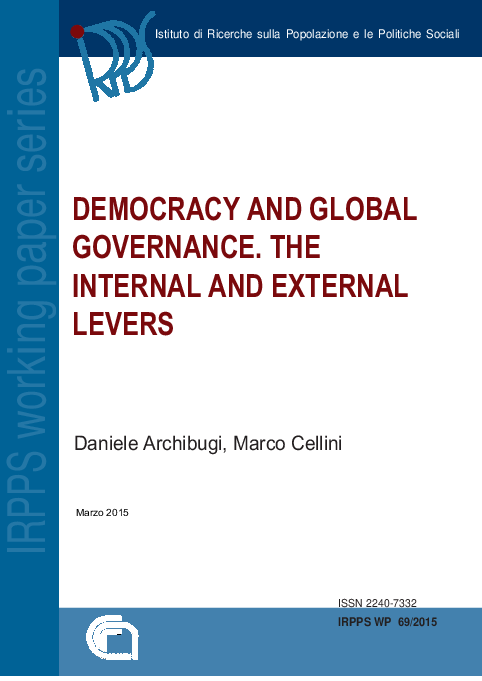 (PDF) Democracy and Global Governance. The Internal and External Levers