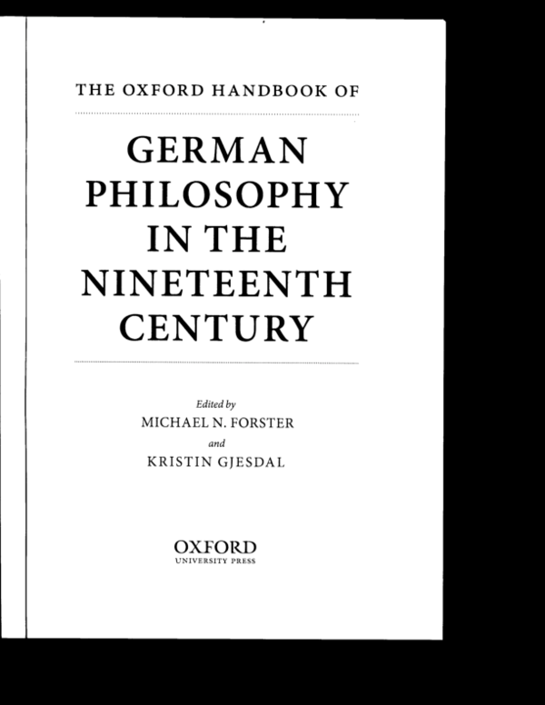 (PDF) Gooch, Todd, "Atheism," in Michael Forster and Kristin Gjesdal ...