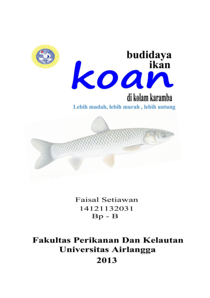 BUDIDAYA ikan koan