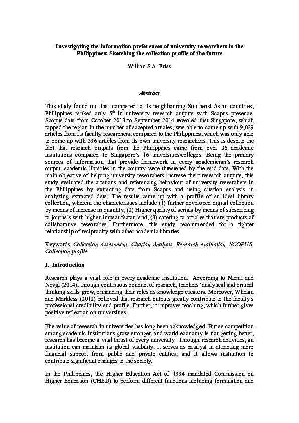 (DOC) Investigating the information preferences of university ...