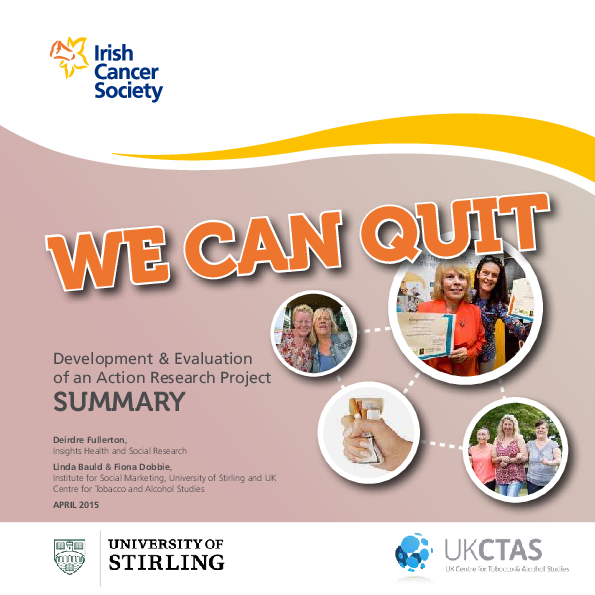 (PDF) We Can Quit Development and Evaluation of Action Research Project