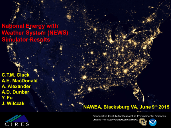 (PPT) National Energy with Weather System (NEWS) Simulator Results