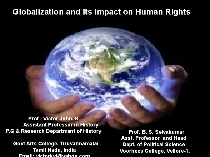 (PPT) Globalization and its Impact on Human Rights