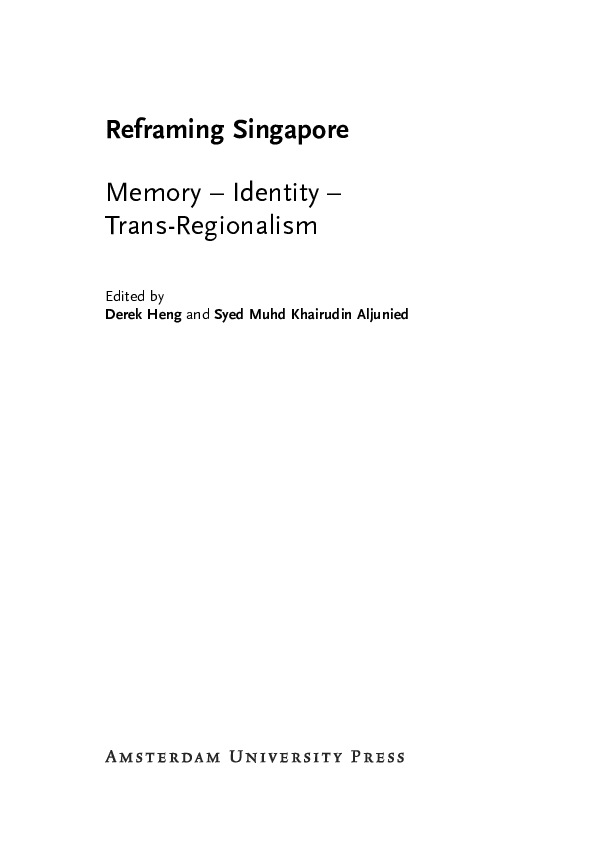 (PDF) Negotiating Identities, Affiliations and Interests: The Many Lives of Han Wai Toon, and ...