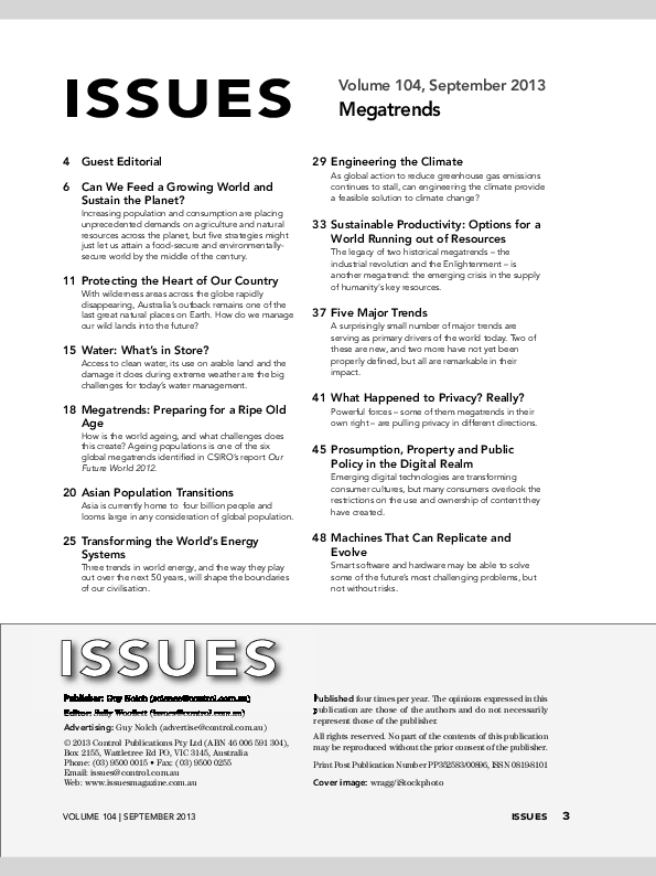 (PDF) Sustainable Productivity: Options for a World Running out of ...