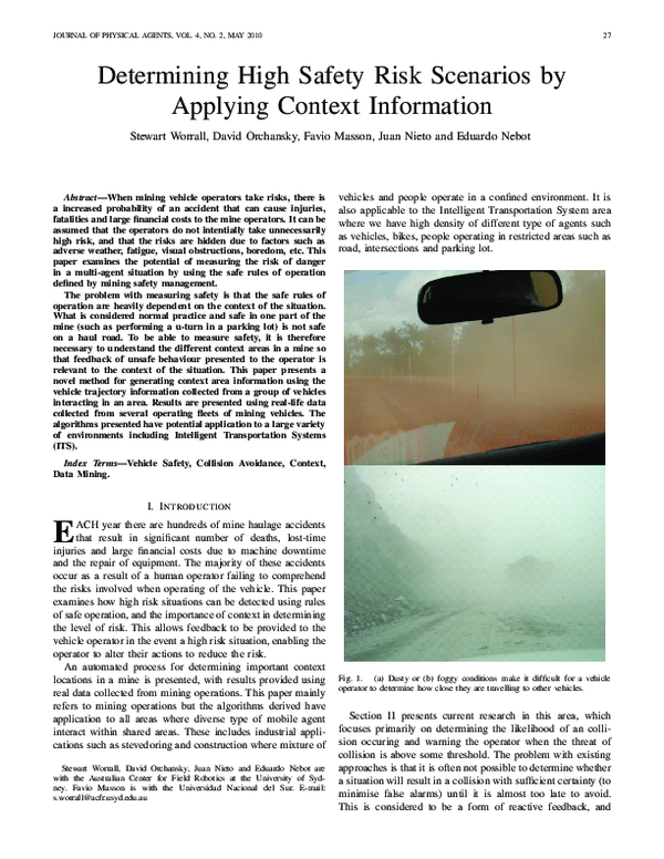 (PDF) Determining high safety risk scenarios by applying context ...