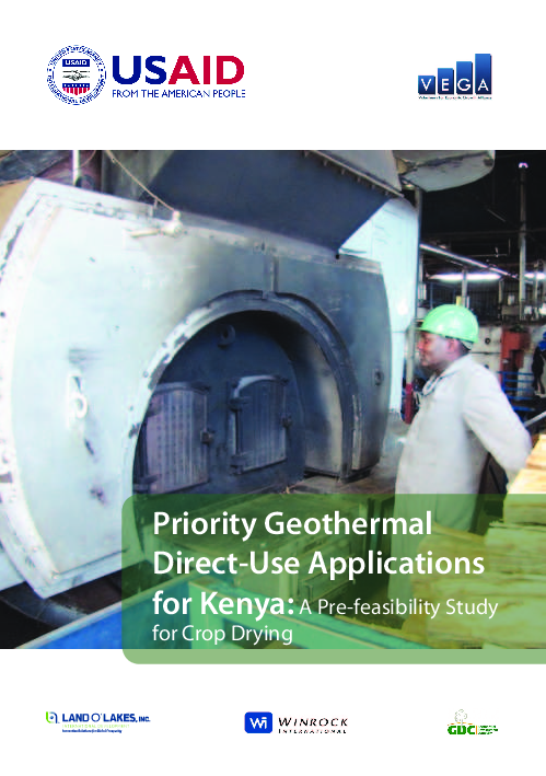 (PDF) Priority Geothermal Direct-Use Applications for Kenya: A Pre ...