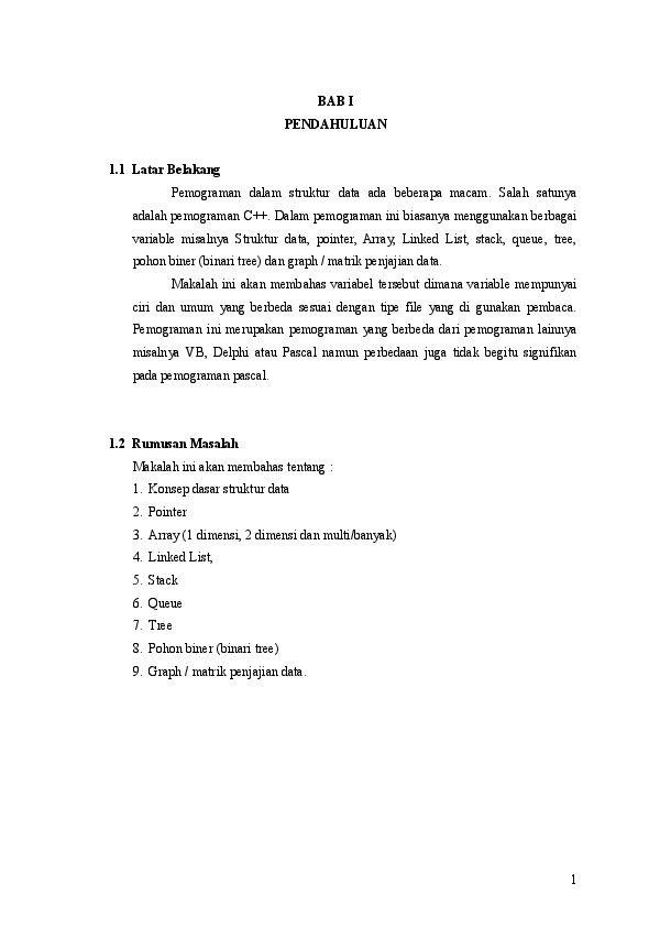 (DOC) MAKALAH TIK STRUKTUR DATA