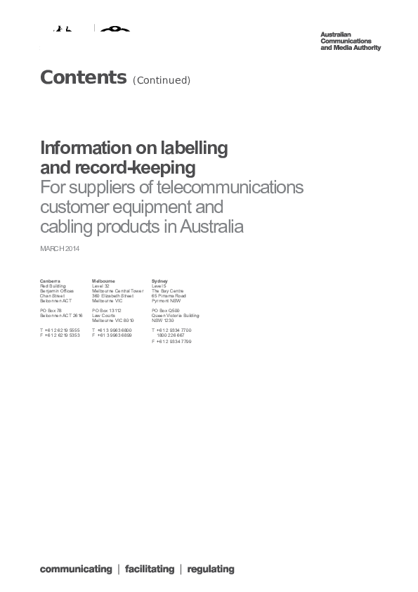 (DOC) Information on labelling and record-keeping For suppliers of ...