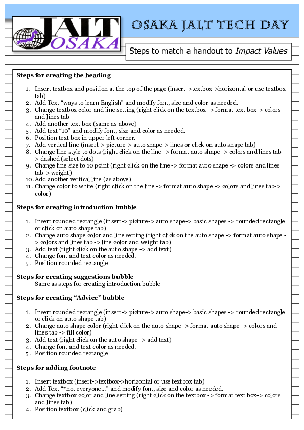 (PDF) Matching handouts to textbooks (2007)