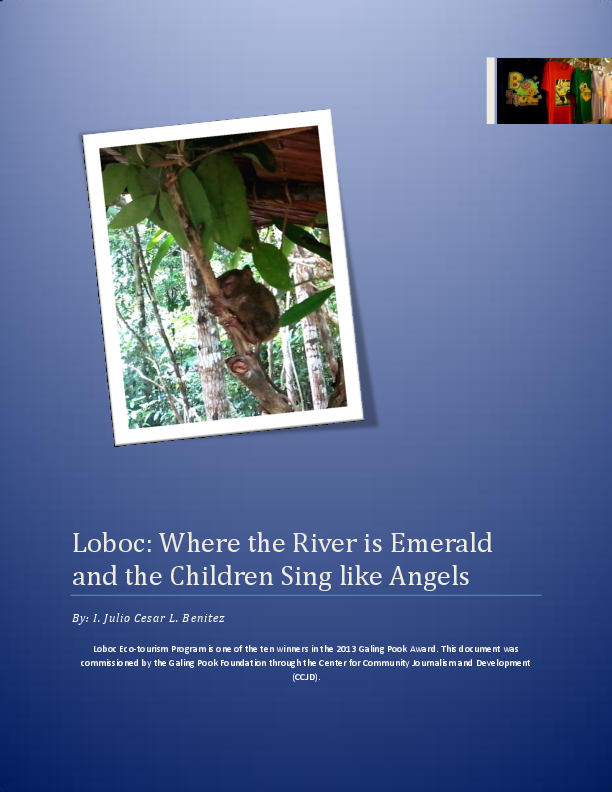 (PDF) Loboc: Case Study on Eco-Tourism Governance