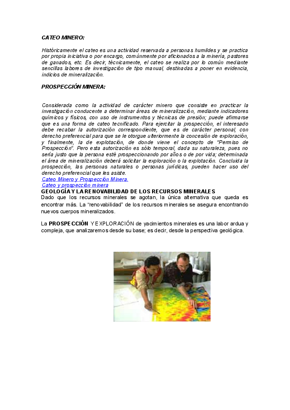 (DOC) CATEO MINERO