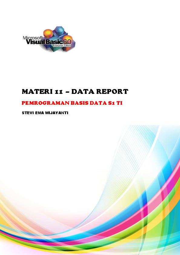 (PDF) PEMROGRAMAN BASIS DATA