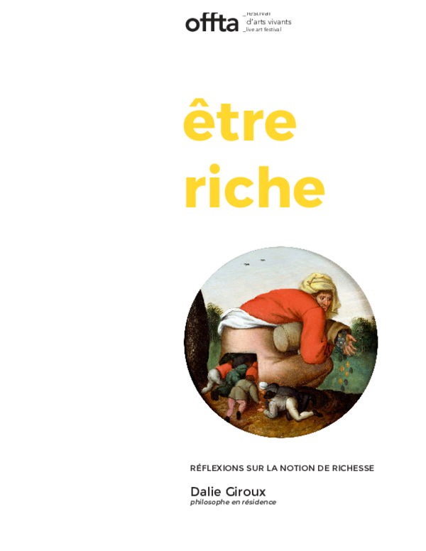 (PDF) Être riche