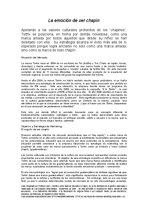 (DOC) Tortrix campaña El Orgullo de Ser Chapín