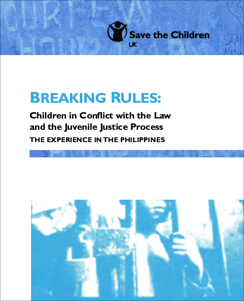 (PDF) Children in Conflict with the Law and the Juvenile Justice ...