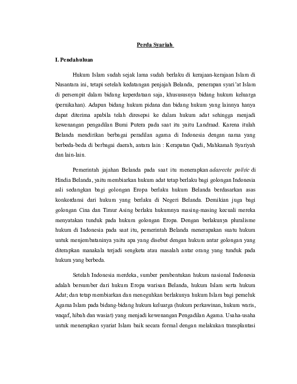 (DOC) Perda Syariah