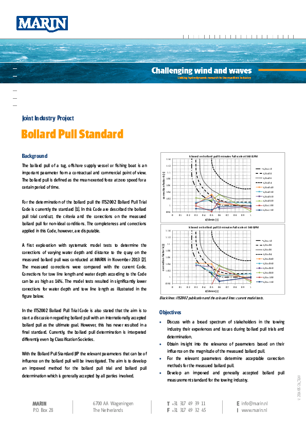 (PDF) Bollard Pull Standard