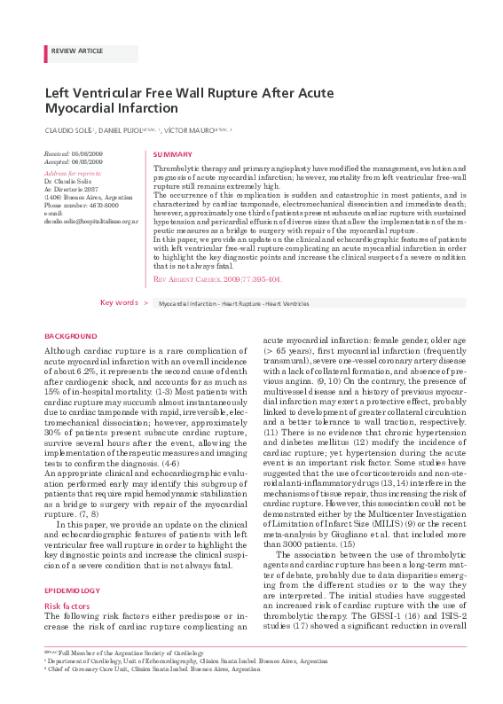 (PDF) Sutureless pericardial patch augmentation for impending left ...