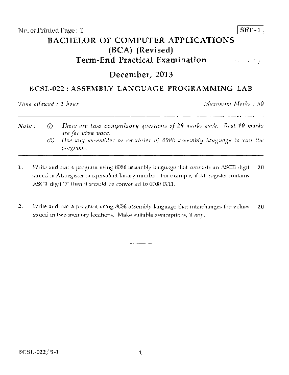 (PDF) Assembly language Programming