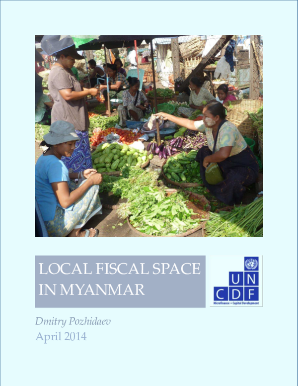 (PDF) Local Fiscal Space in Myanmar