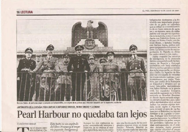 (PDF) Pearl Harbor no quedaba tan lejos. Japón utilizó a España para ...