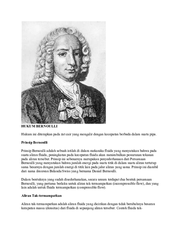 (DOC) HUKUM BERNOULLI