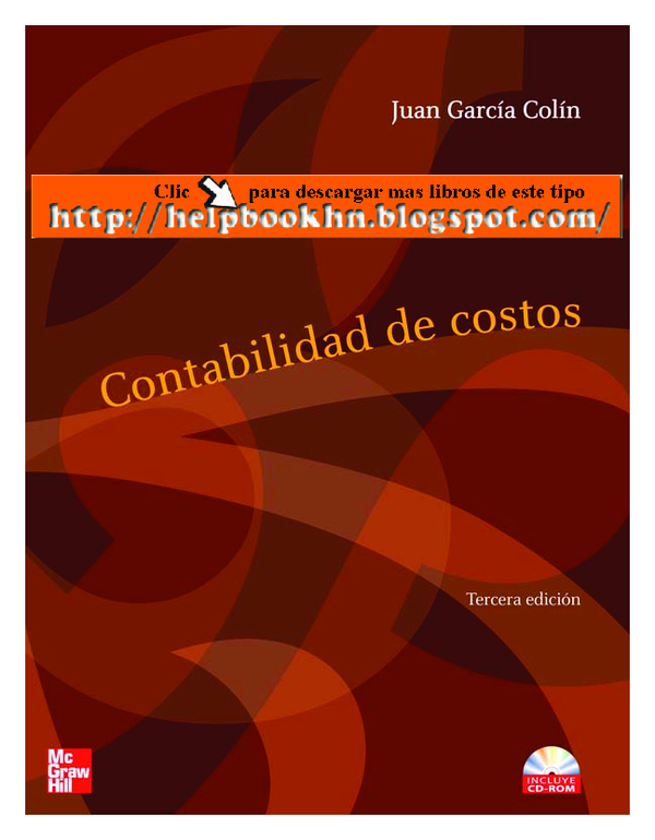 (PDF) Contabilidad de costos 3ra edicion - Juan Garcia Colin