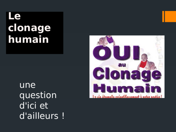 le clonage humain pdf