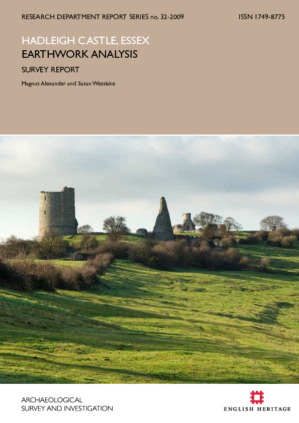 (PDF) Hadleigh Castle, Essex: earthwork analysis survey report | Magnus ...